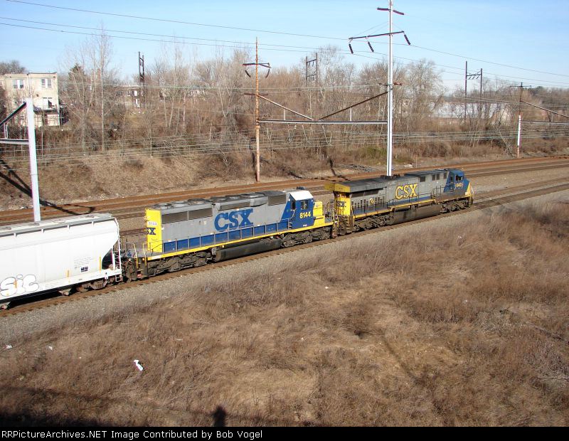 CSX 8144 and 640